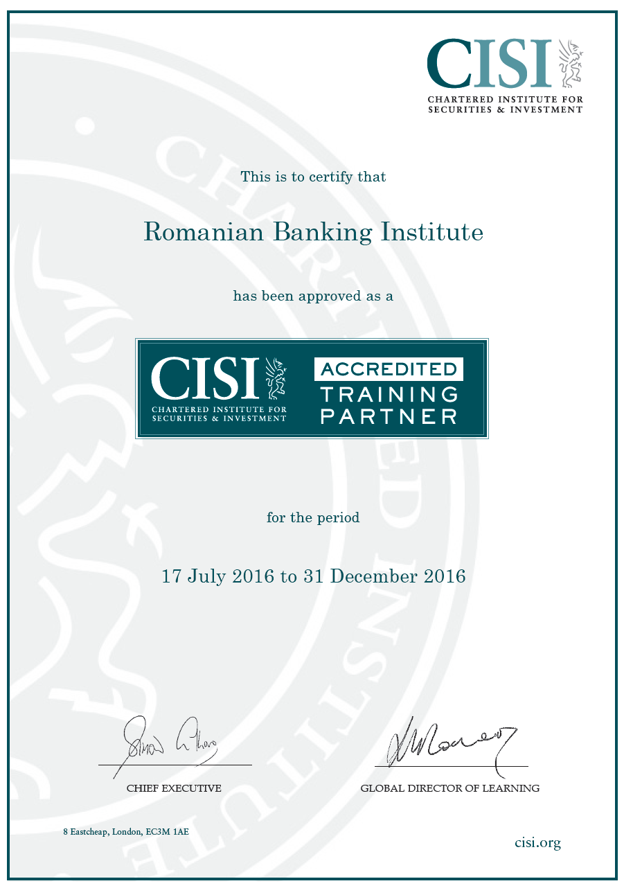 IBR – Accredited Training Partner (ATP) de CISI UK (Chartered Institute ...